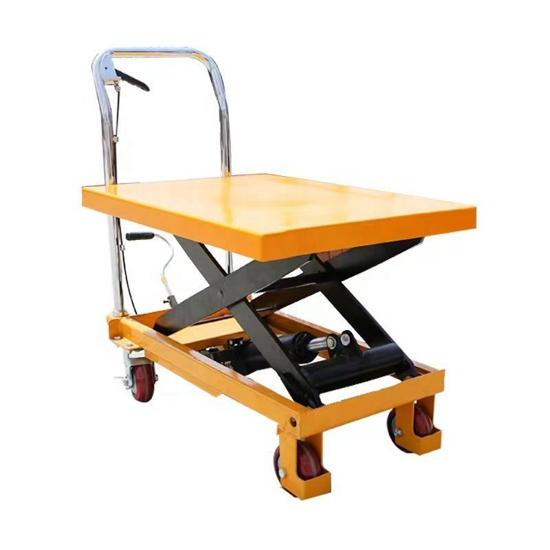 500kg Hydraulic Lifting Platform With Roller Hydraulic Table Manual ...
