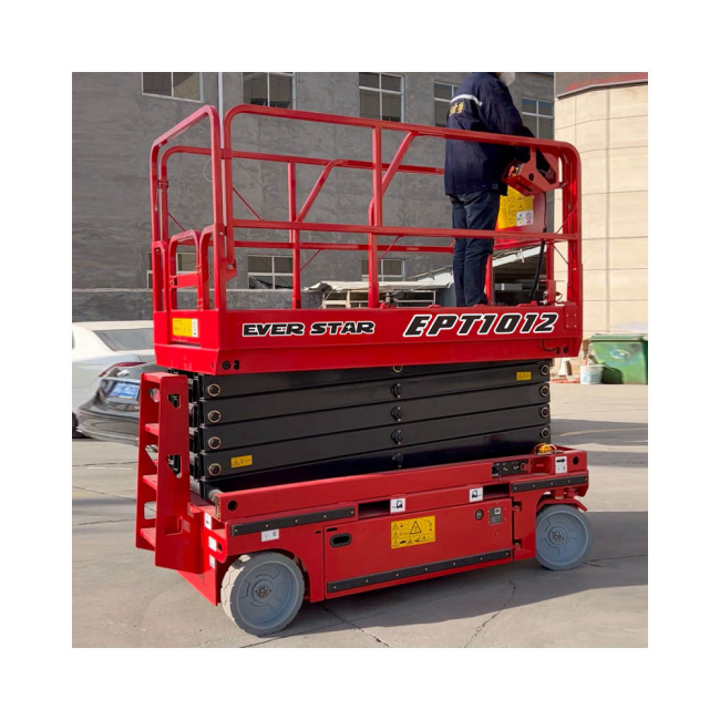 8m 10m 12m Portable Scissor Lift Elevator Movable Self propelled ...